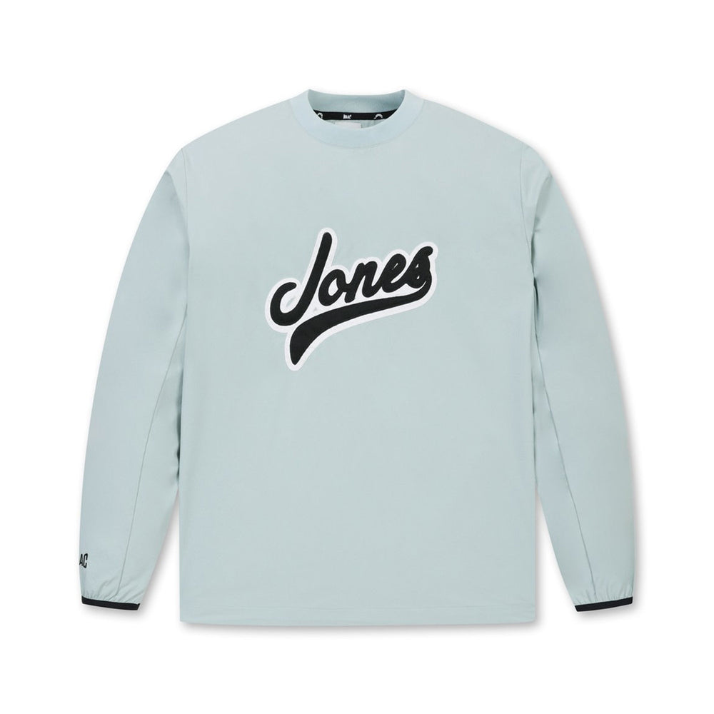 【WAAC X JONES】MEN カーブロゴプルオーバー ミントグリーン