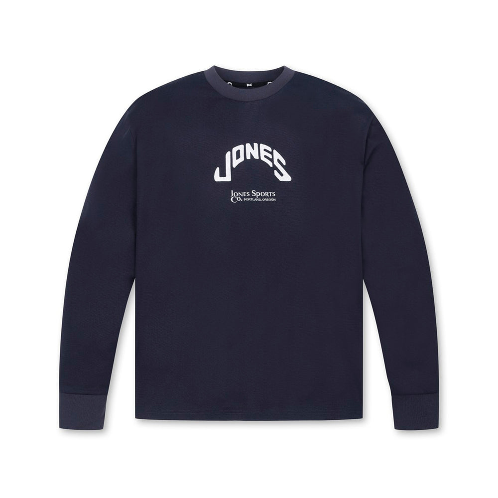 【WAAC X JONES】MEN クルーネックスウェット ネイビー