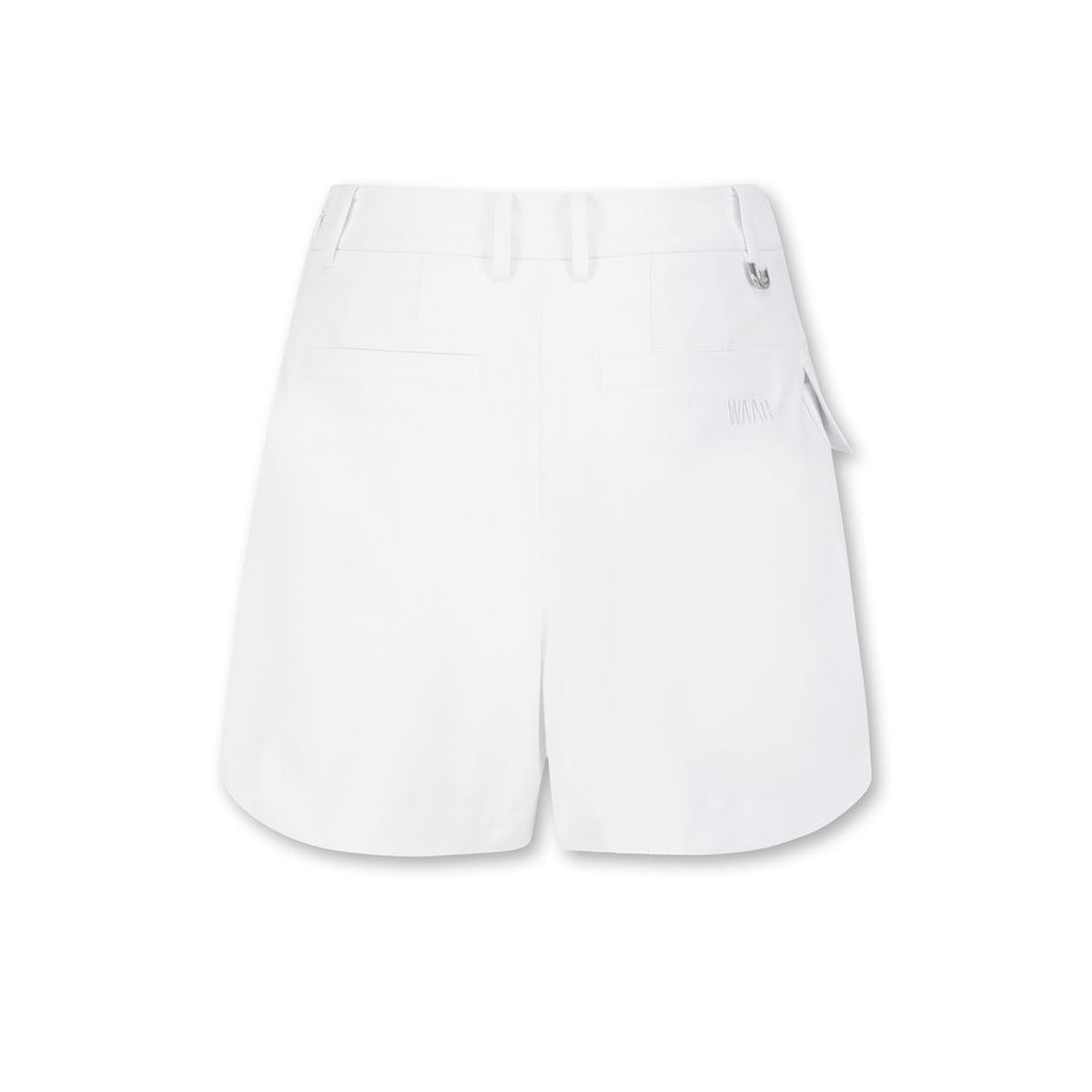 【WAAC X JONES】WOMEN プリーツショートパンツ ホワイト